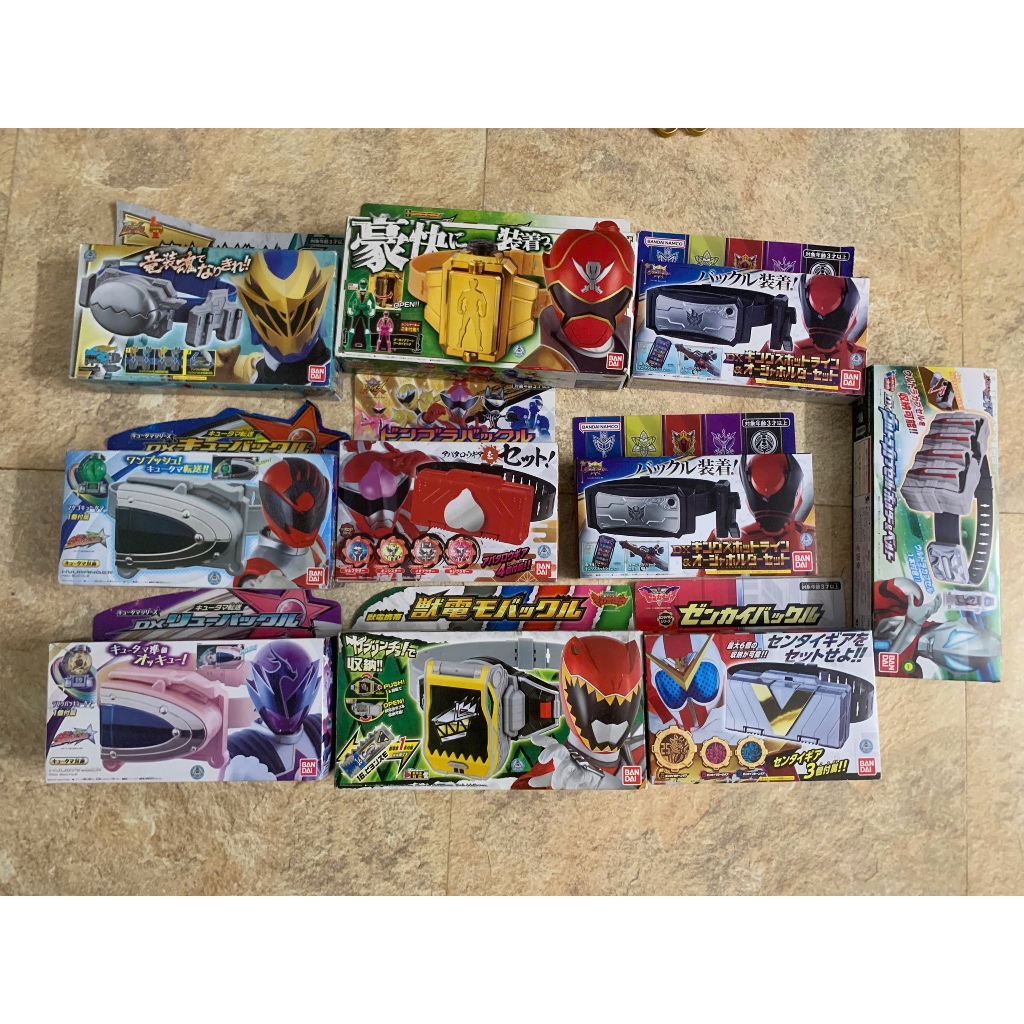Dx Buckle - Assorted Superman Belts and Belts - Super Sentai Series ...