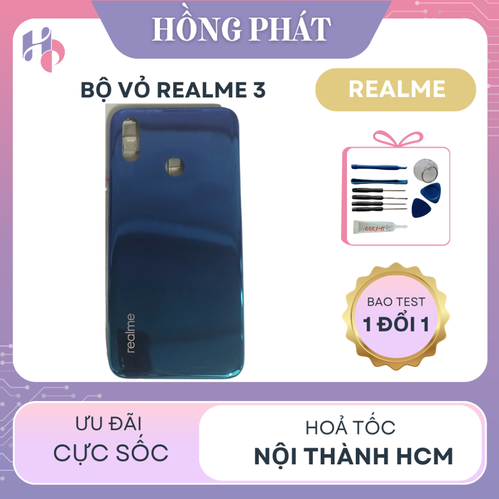 Realme 3 CASE SET (Free glue and repair kit) | Shopee Malaysia