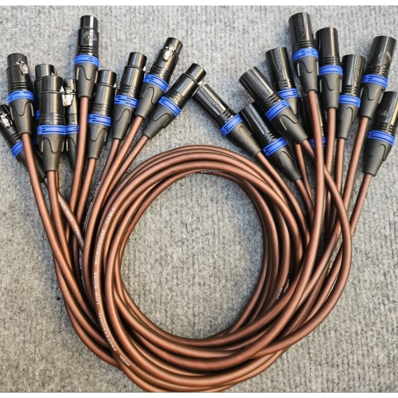 Canon cable with 2 flexible male and female ends (price for 1 wire ...