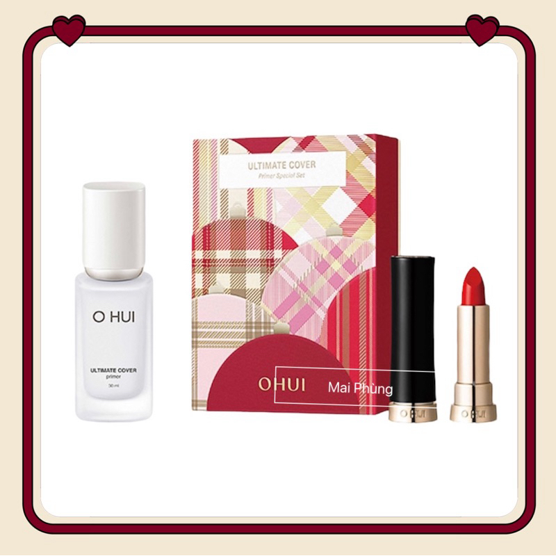 Ohui Ultimate Cover Prime natural skin brightening primer Set | Shopee ...