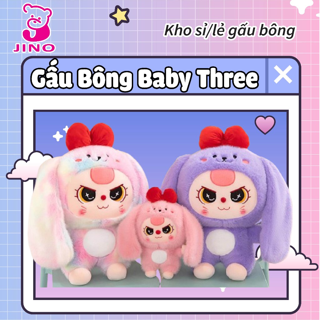 1000% Baby Three Rabbit Teddy Bear, High quality Baby Three stuffed ...