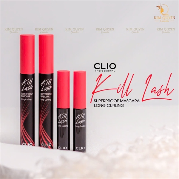 Clio Kill Lash Superproof Mascara 7g Creates Curly, Long & Natural ...