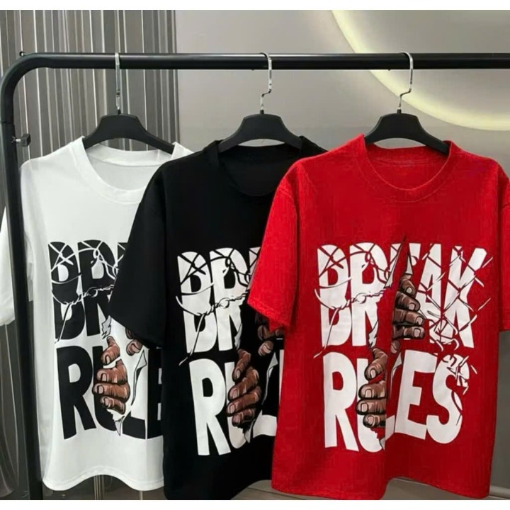 BREAK unisex loose-fitting long-sleeved T-shirt, Loose-form men's and ...