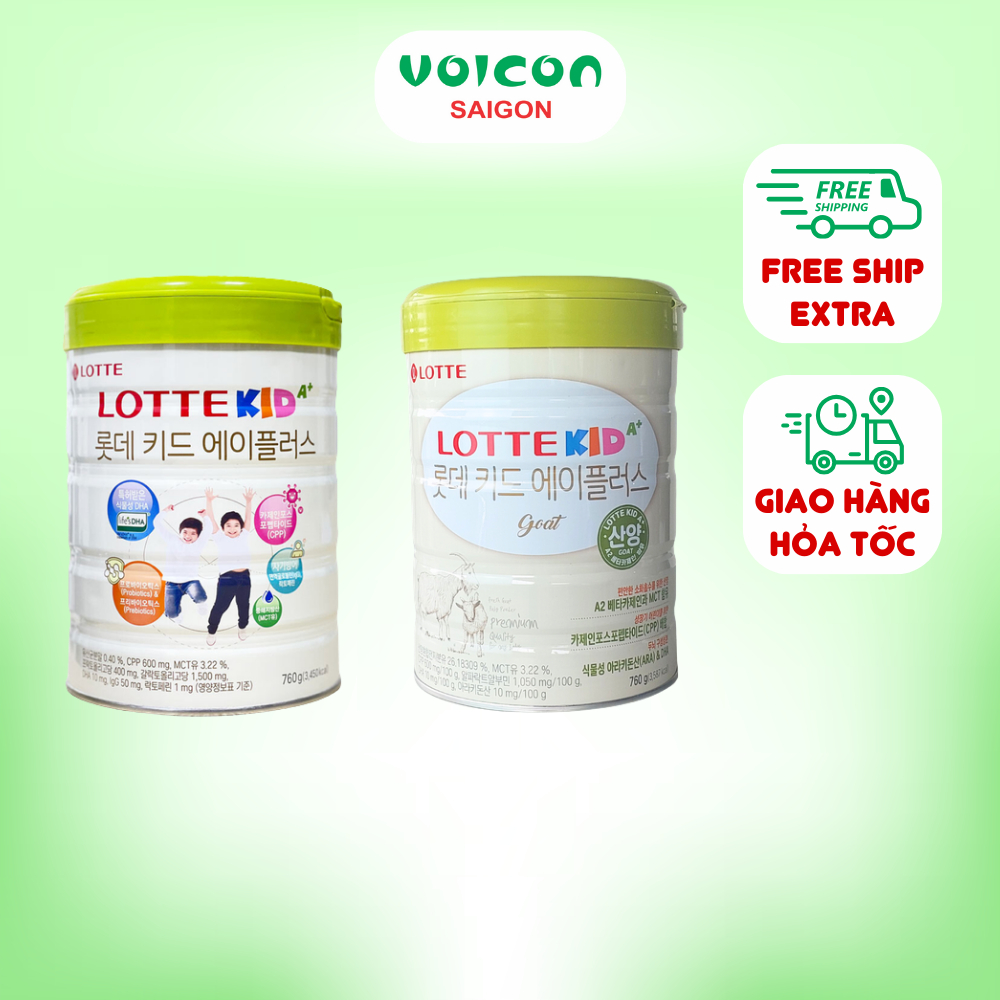 Lotte Kid A+ Powdered Milk / Lotte Kid A+ Goat 760G (children 1-10 ...