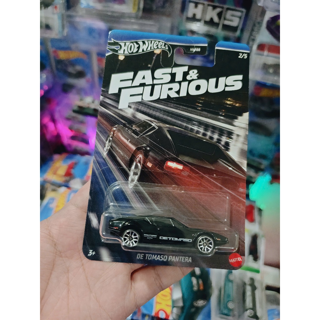 Hot Wheels De Tomaso Pantera - Fast & Furious (Black) | Shopee Malaysia