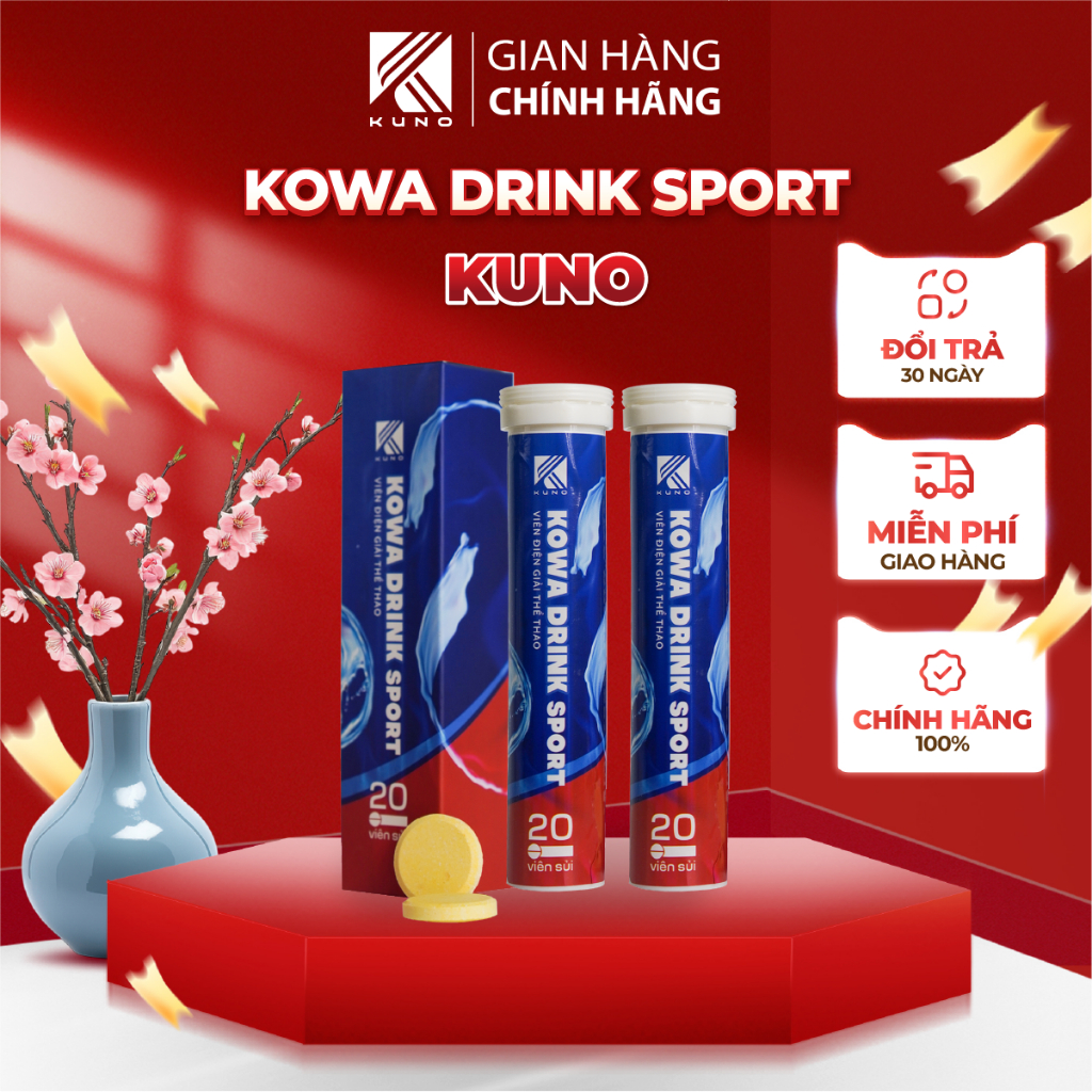 Kuno KOWA DRINK SPORT Effervescent Tablets, vitamin Amino Acid and ...