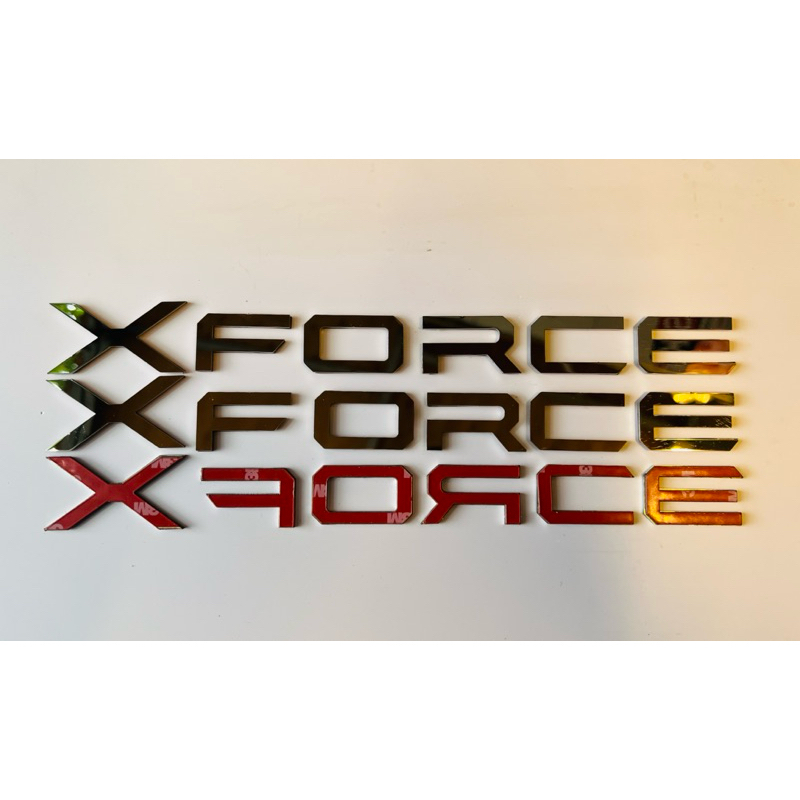 Xforce letters, Xforce letters for hood stickers, Xforce car stickers ...