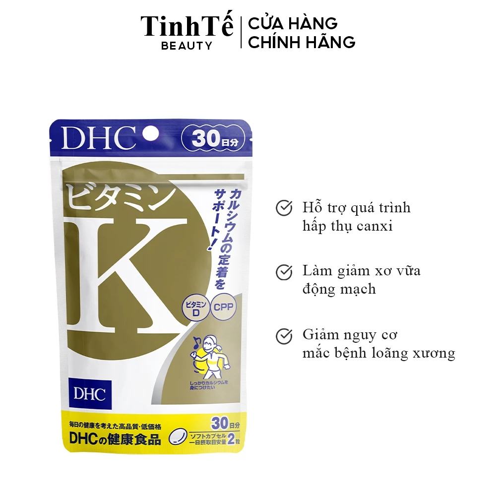 Dhc pills support calcium absorption DHC Vitamin K 30 days (pack of 60 ...