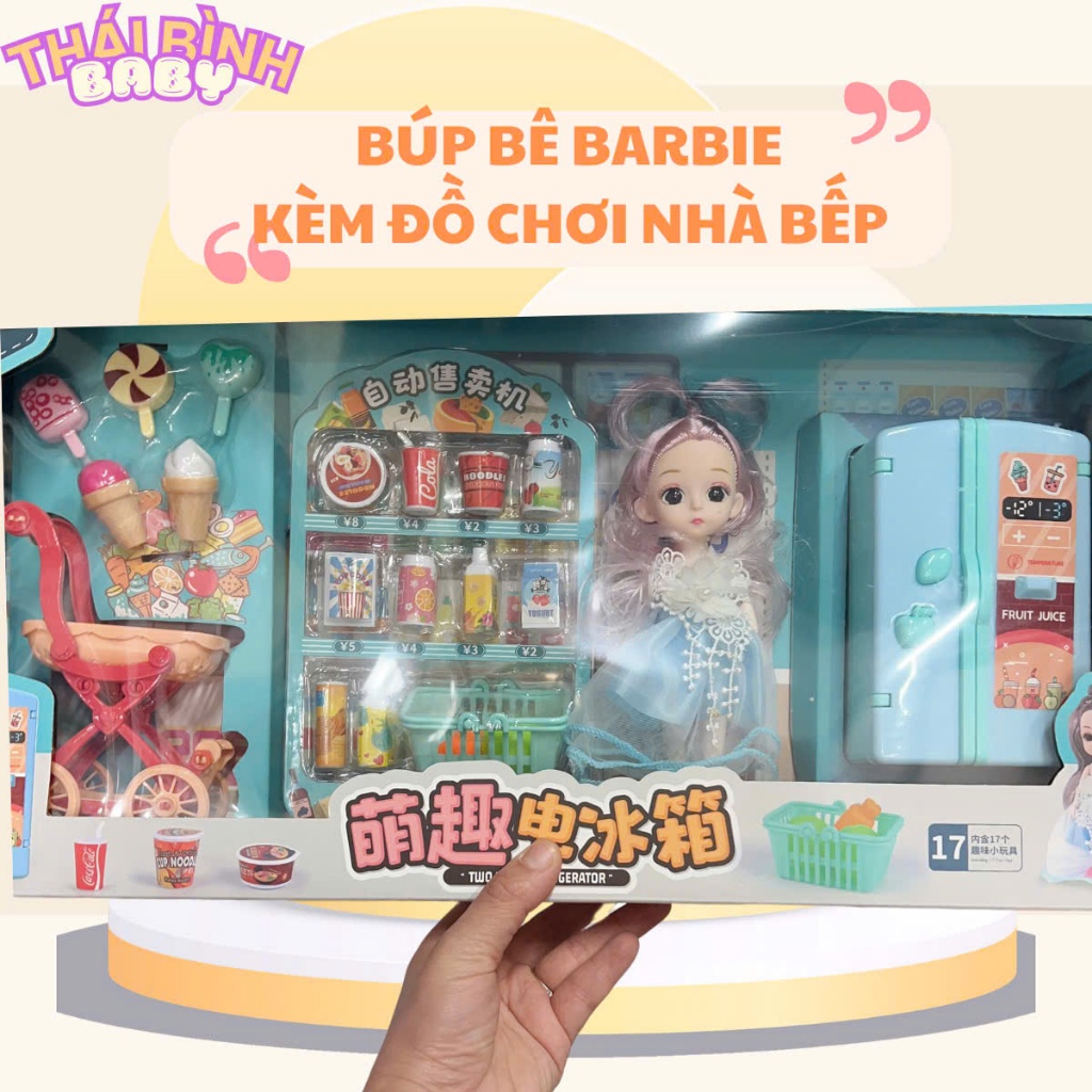 Barbie Doll and Toy Refrigerator (Selfie.)Mini Refrigerator Toys - Doll ...