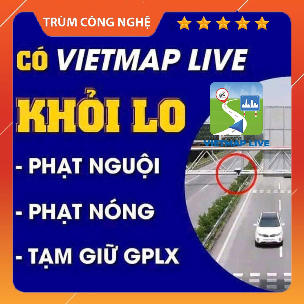 Vietmap LIVE PRO Card Speed warning map, Cold penalty Camera ...