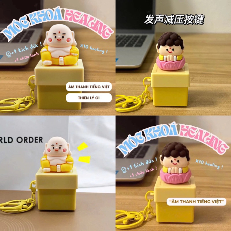 (Vietnamese Version) healing keychain to calm the mind / heavenly ly ...