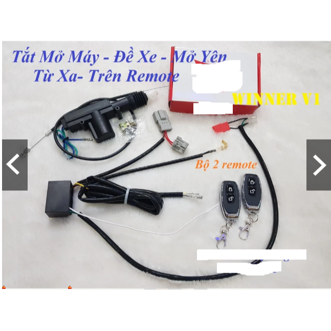 WINNER V1 Remote Starter On/Off Kit with Saddle Opener integrated on ...