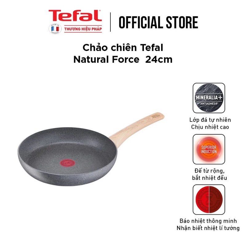 Tefal Natural Force Frying Pan 24cm G2660402 | Shopee Malaysia