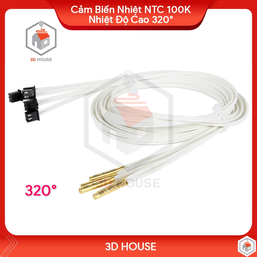 320 C High Temperature Premium Temperature Sensor HT-NTC for PT100 ...