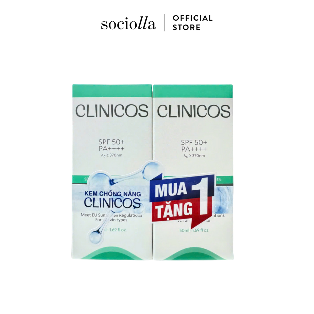 Combo of 2 Tubes of Clinicos Sensitive Truth Sunscreen 50ml x 2 (Green ...