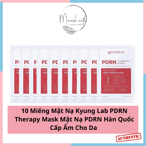 10 Pieces Kyung Lab PDRN Therapy Mask Korean PDRN Mask Moisturizes Skin ...