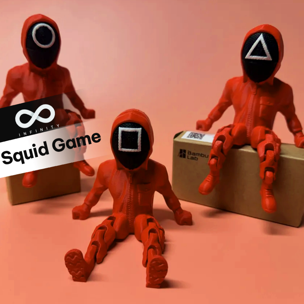Articulated Squid Pals Jointed Squid Game Model | Shopee Malaysia