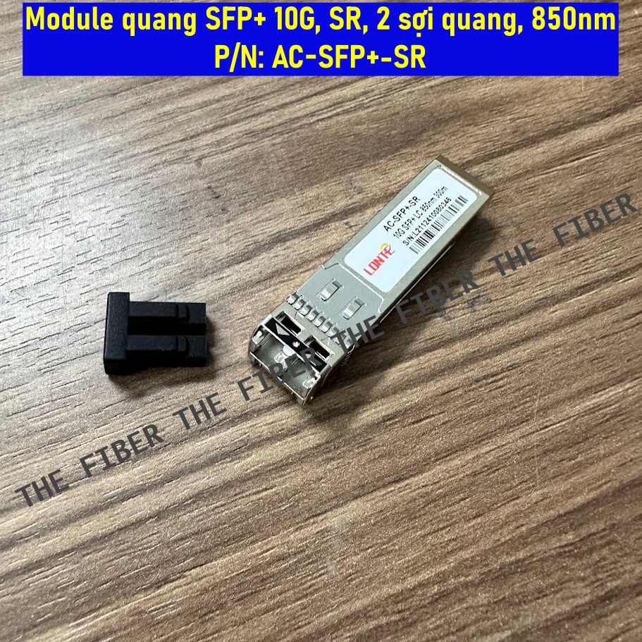 Optical Module SFP+ 10G, SR, 2 fiber optics, LC Duplex 850nm 300M P/N ...