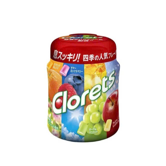 Japanese CLORETS SYNTHETIC FRUIT FLAVOR CANDY (140GR BOX) | Shopee Malaysia