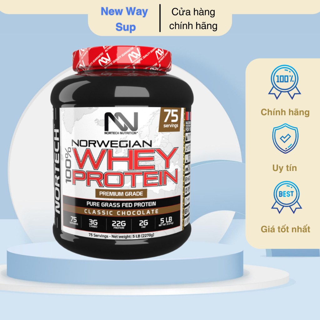 Norwegian Whey protein 100% Norwegian supports muscle gain 70 servings ...