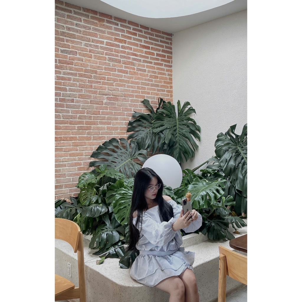 XX145 _ BLUE BABYBOL DRESS WITH OFF SHOULDER DESIGN | Shopee Malaysia