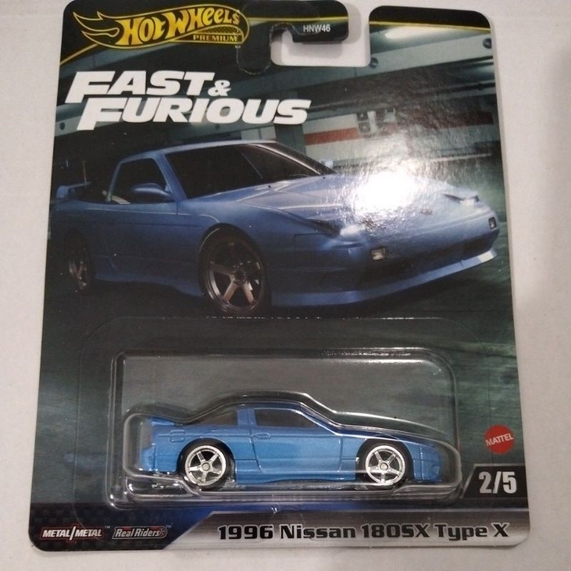 Hot Wheels 2025 Premium Fast & Furious 1996 Nissan 180SX Type X Toy Car ...