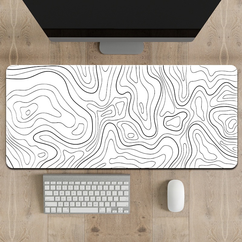 Topography minimalist MP002 patterned mouse pad, 3mm thick, anti-slip ...