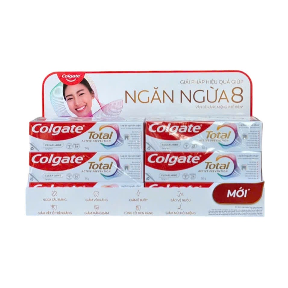 Colgate Total Active Prevention Clean Mint Toothpaste 150g | Shopee ...