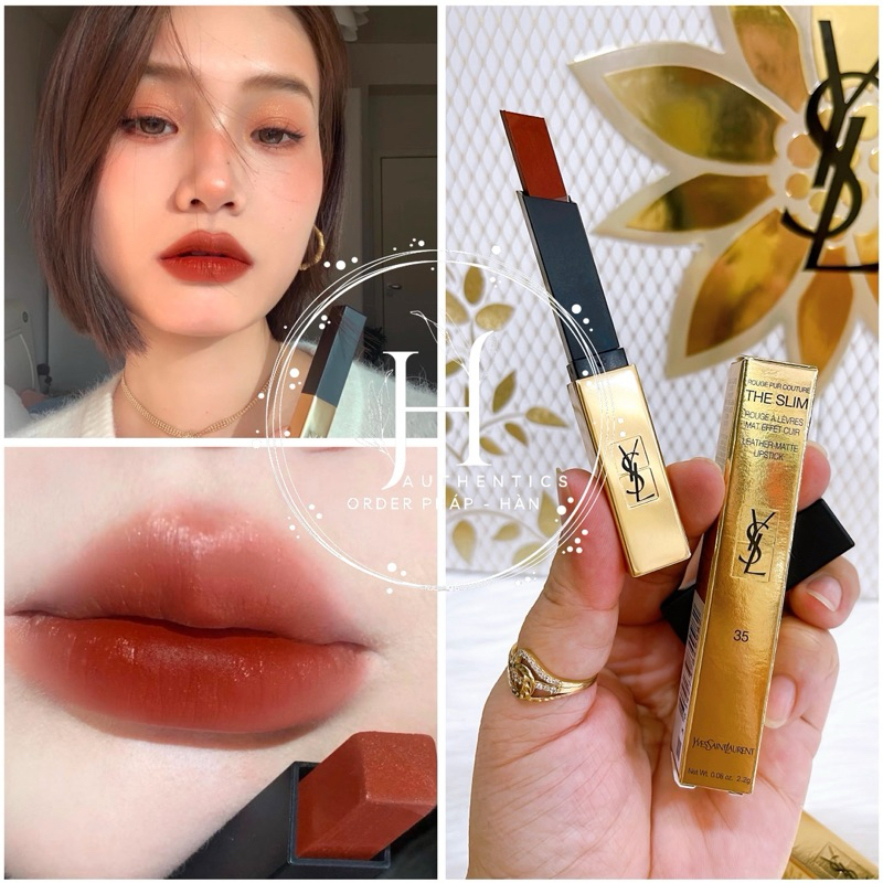 Ysl SLIM 35 Lipstick (Orange Brick) | Shopee Malaysia