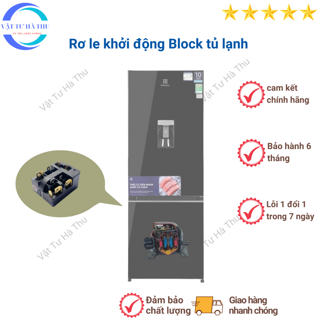 Fridge Block Starter Relay 22, 33 ohm 4 pins - Compressor ohm ...