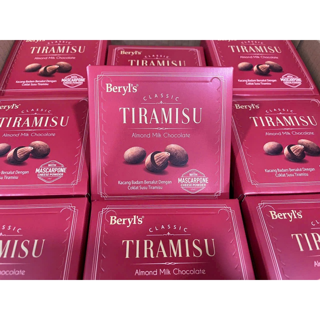 Beryl's Classic Chocolate Almond Tiramisu 100g | Shopee Malaysia