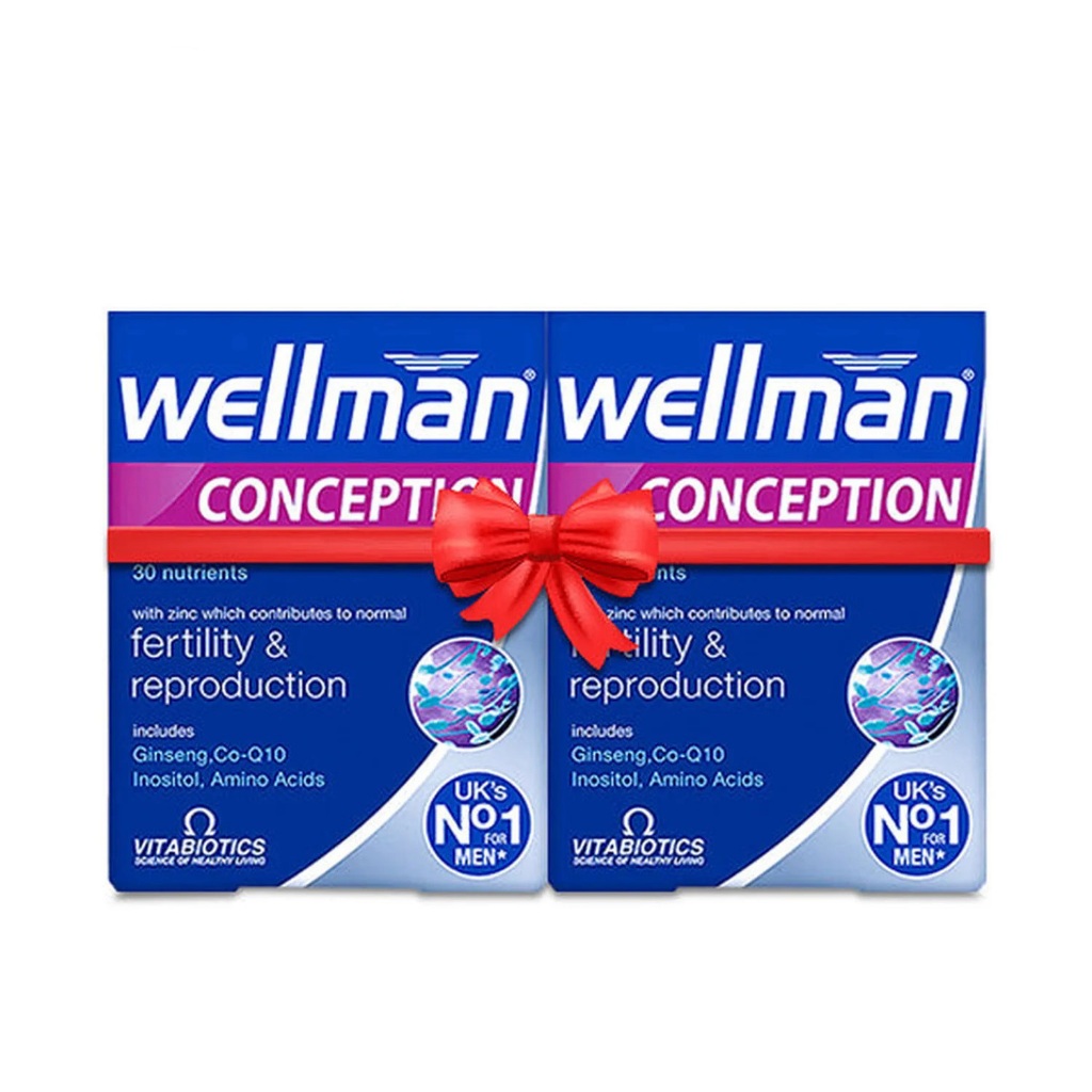 Wellman Conception Vitamin Fertility Support for Men 30v/box Genuine ...