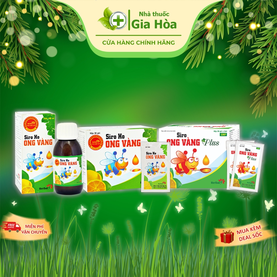 Ong Vang Cough Syrup (Plus) [Bottle / Pack] - Herbal syrup helps warm ...