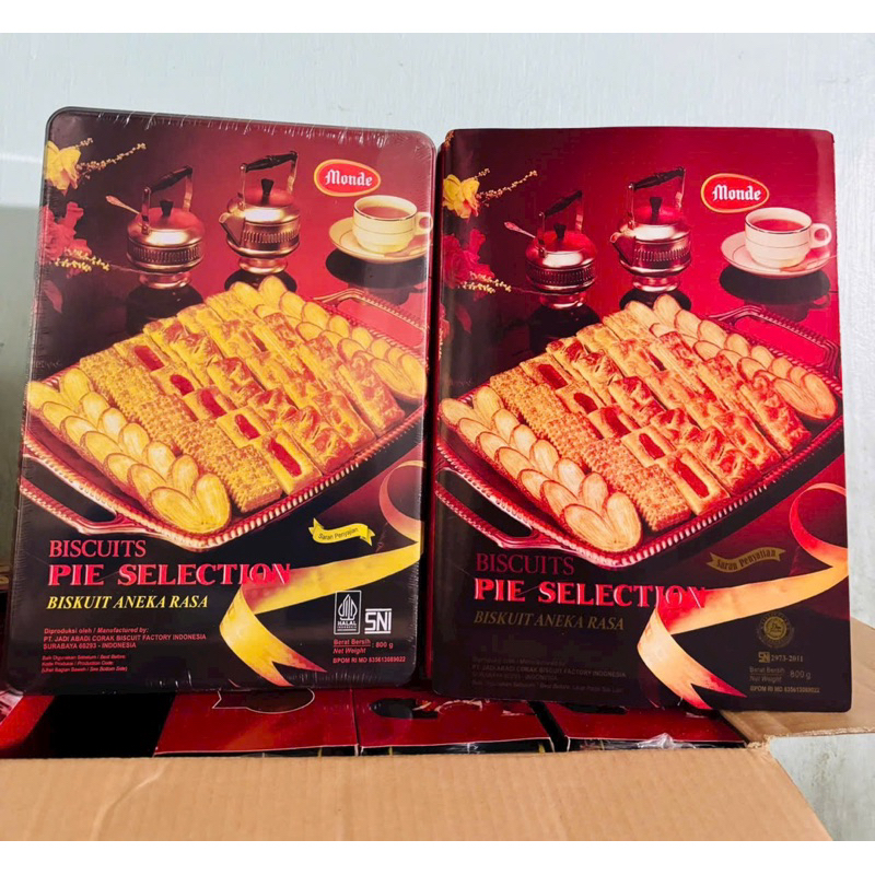 Expiry date: February 2026] Monde HARMONY Cookies Tin Box / PIE ...