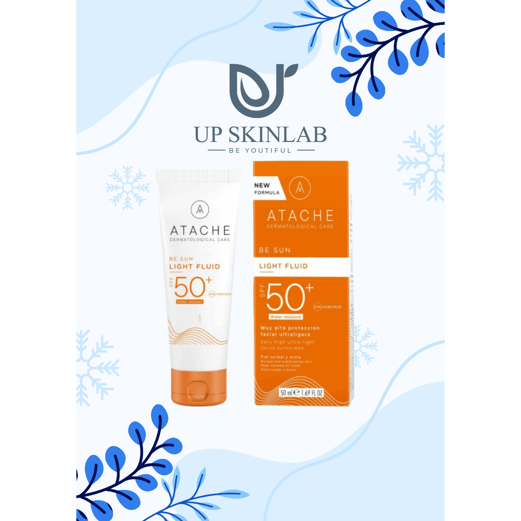 ATACHE Be Sun Light Fluid SPF 50+ Multi-Action Sunscreen | Shopee Malaysia