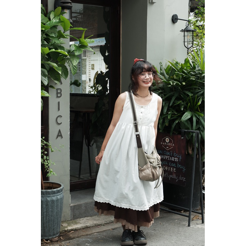 Mori Girl Style Poetry Dress, Vintage | Shopee Malaysia