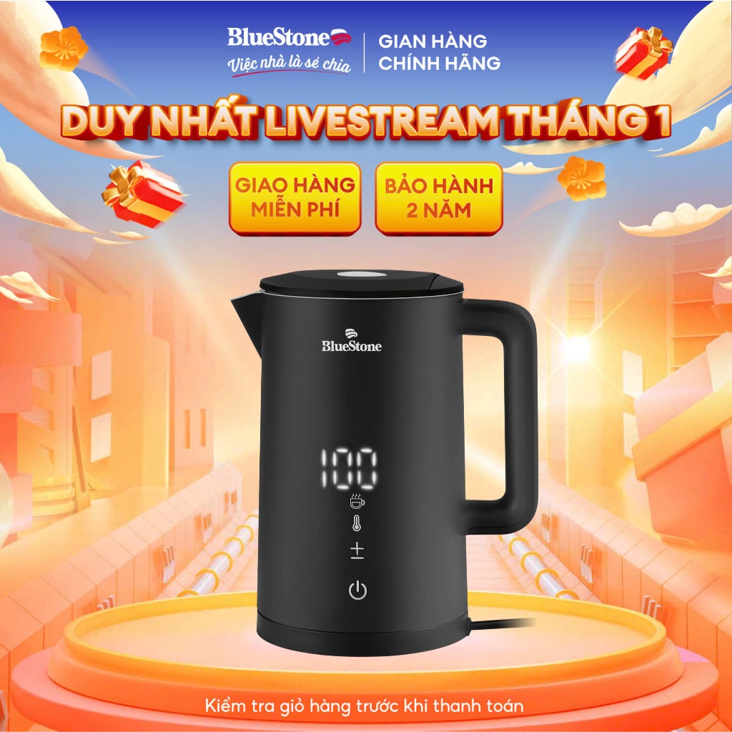 Bluestone KTB-3466 Induction Kettle -1.5 Liter | Shopee Malaysia