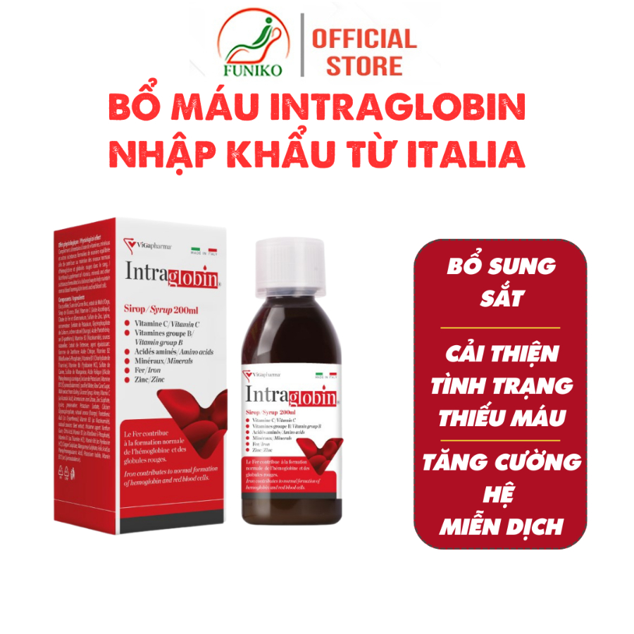 Intraglobin BLOOD SUPPLEMENT Iron Syrup Comprehensive Solution for ...