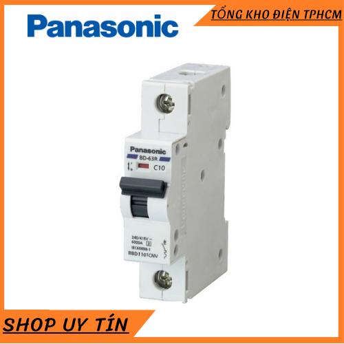 Automatic circuit breaker Aptomat MCB CB 1 Circuit 1P 1 PHA Panasonic 10A 16A 20A 25A 32A 40A ...