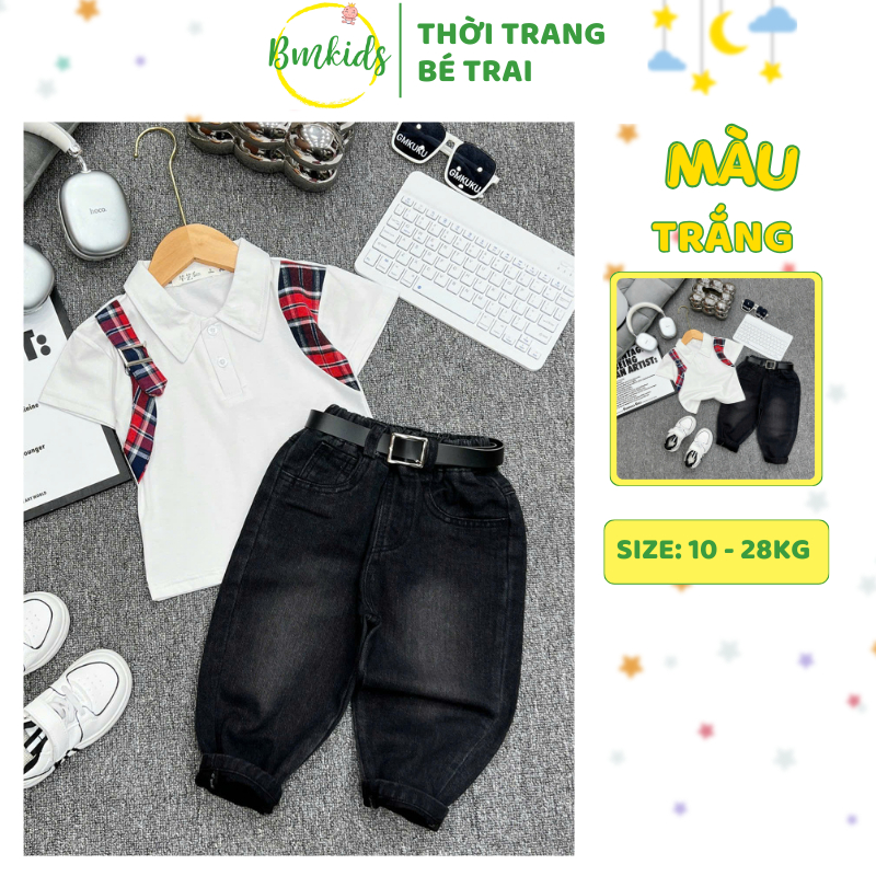 [B14] Bmkids boys' CNY clothes, Tet clothes for boys, combined with ...
