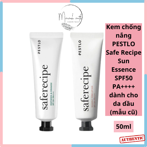 PESTLO Safe Recipe Sun Essence SPF50 PA++++ 50ml for oily skin (old ...