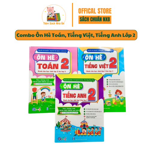 Book - Summer Review Combo Math, Vietnamese, English Grade 2 (For ...