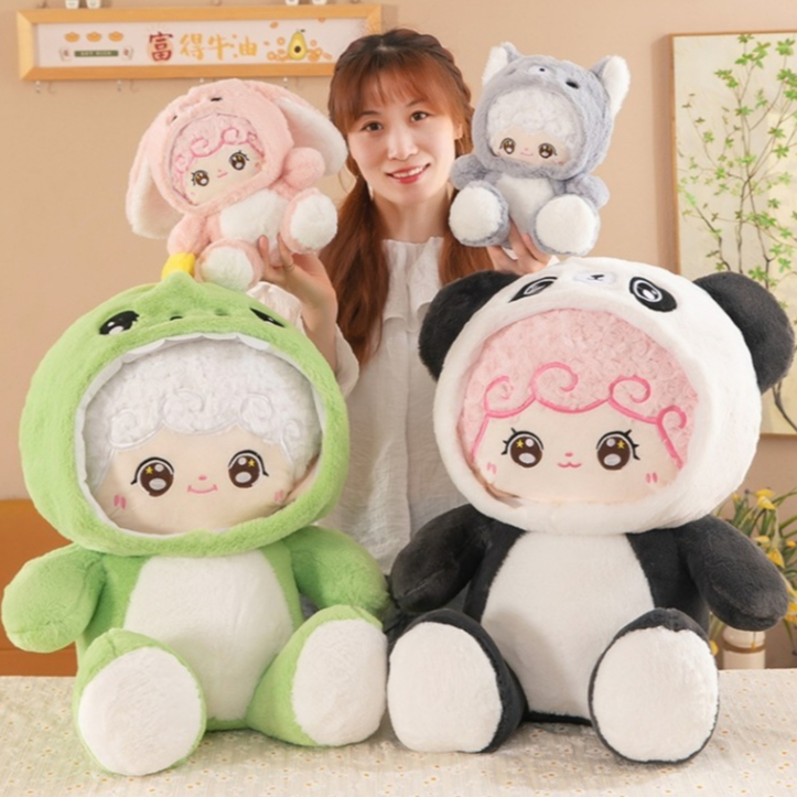 Baby Three Teddy Bear Cosplay Rabbit, Dinosaur, Adorable Panda, Cute ...