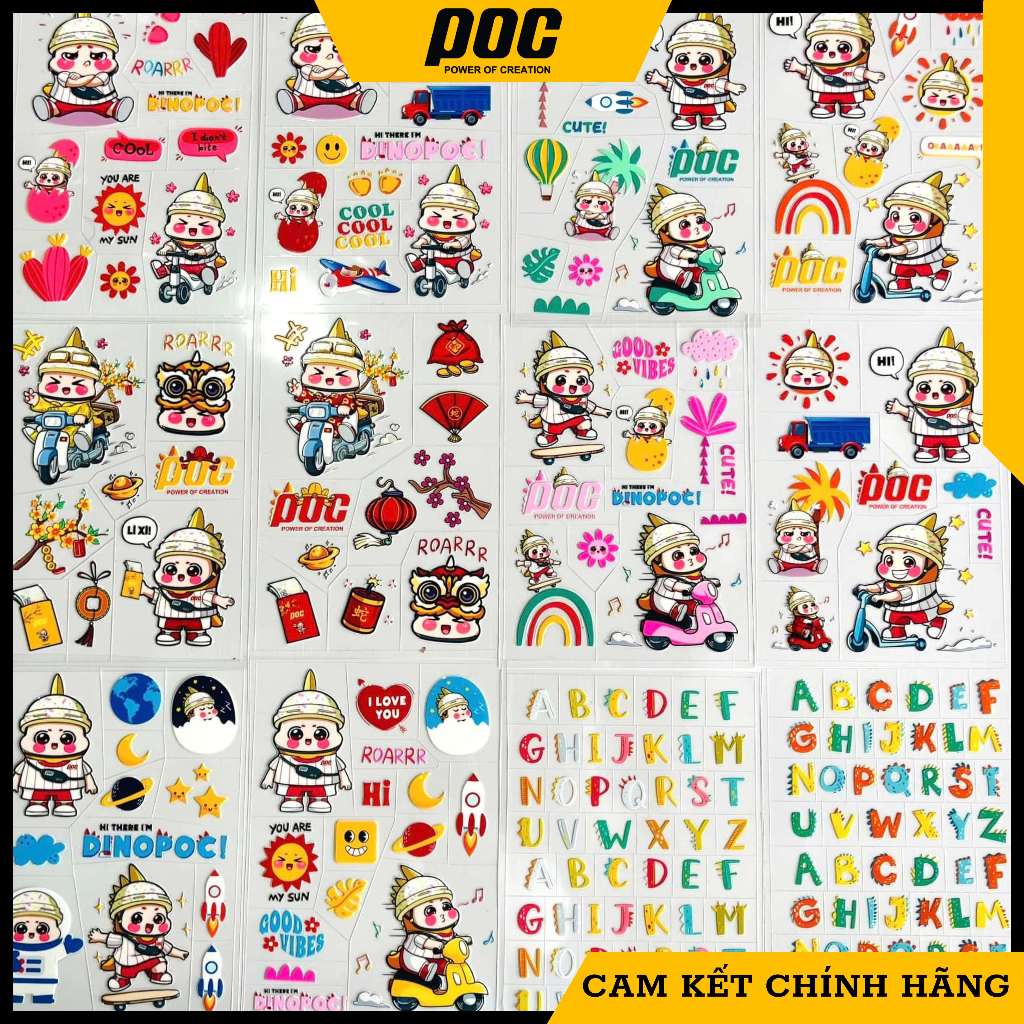 [Ho Chi Minh City Express] DINO POC sticker to decorate helmets ...