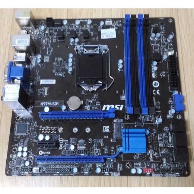 Msi H97 S01 motherboard with full 2nd port works well | Shopee Malaysia