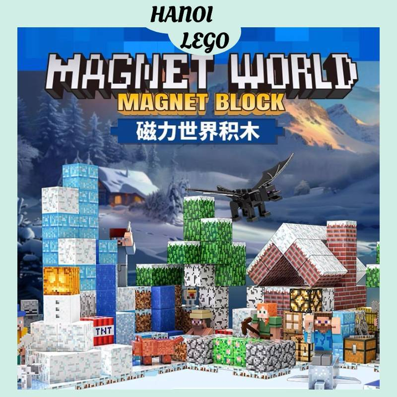Minecraft Assembly Model Magnetic Blocks Minecraft Block Magnets ...