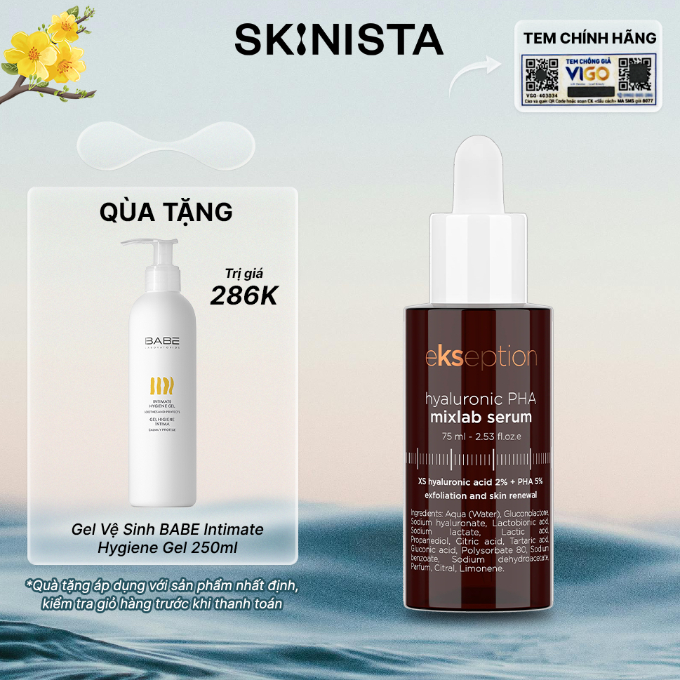 Ekseption Hyaluronic PHA Mixlab Essence (Hyaluronic 2% PHA 5%) Serum ...