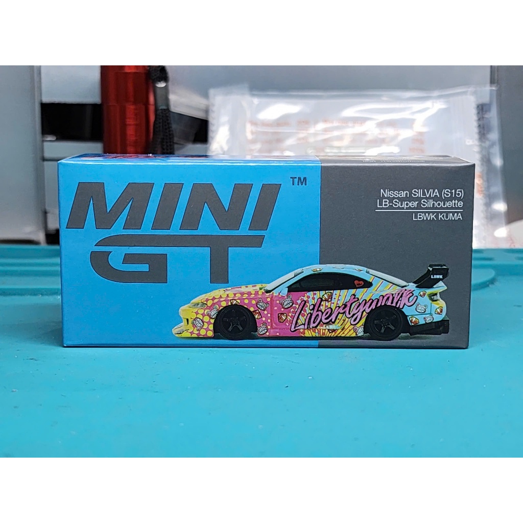 Nissan LB-Super Silhouette S15 SILVIA LB KUMA 1:64 MiniGT Model Car ...
