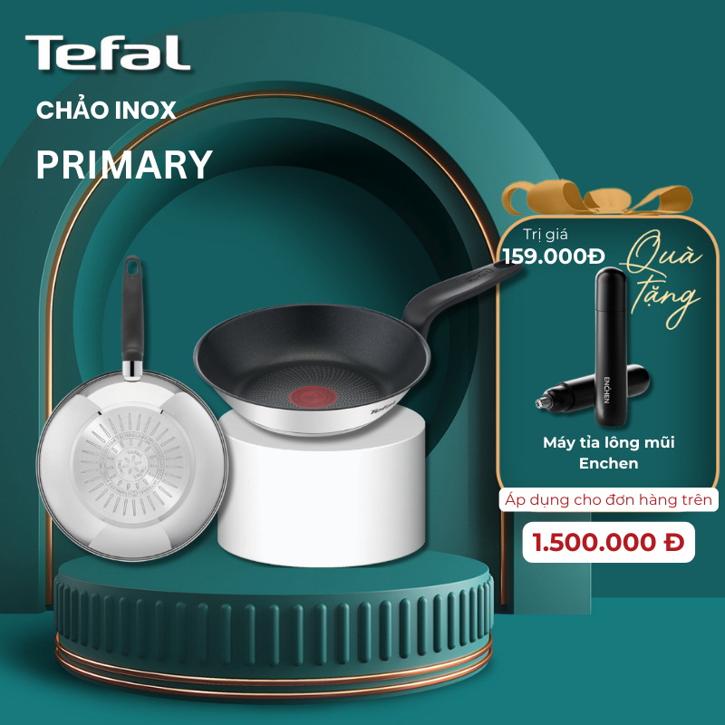 Tefal Primary stainless steel non-stick pan for all types of stoves (20 ...