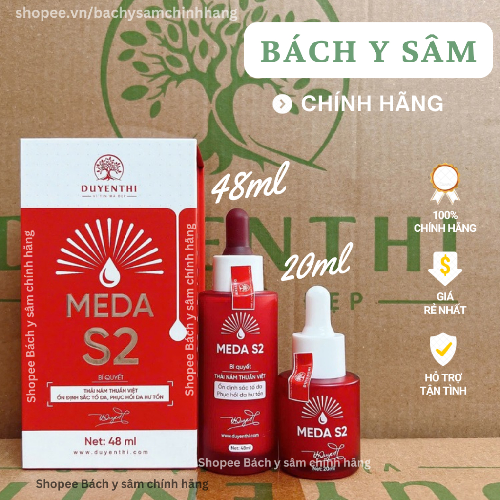 Serum Meda S2 Duyen Thi (Bottle 20ml - 48ml) - Controls Oil, Tightens ...